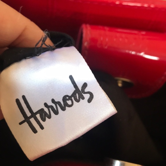 Harrods | Bags | Harrods Red Patent Leather Purse | Poshmark